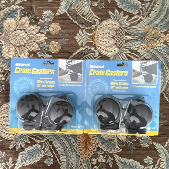 Midwest | Dog | Midwest Dog Crate Casters 2 Inch Easy Roll Casters ...